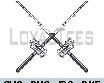 Fishing Rod Logo | Etsy