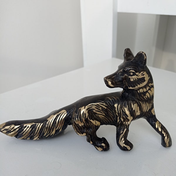 Brass Fox - Etsy