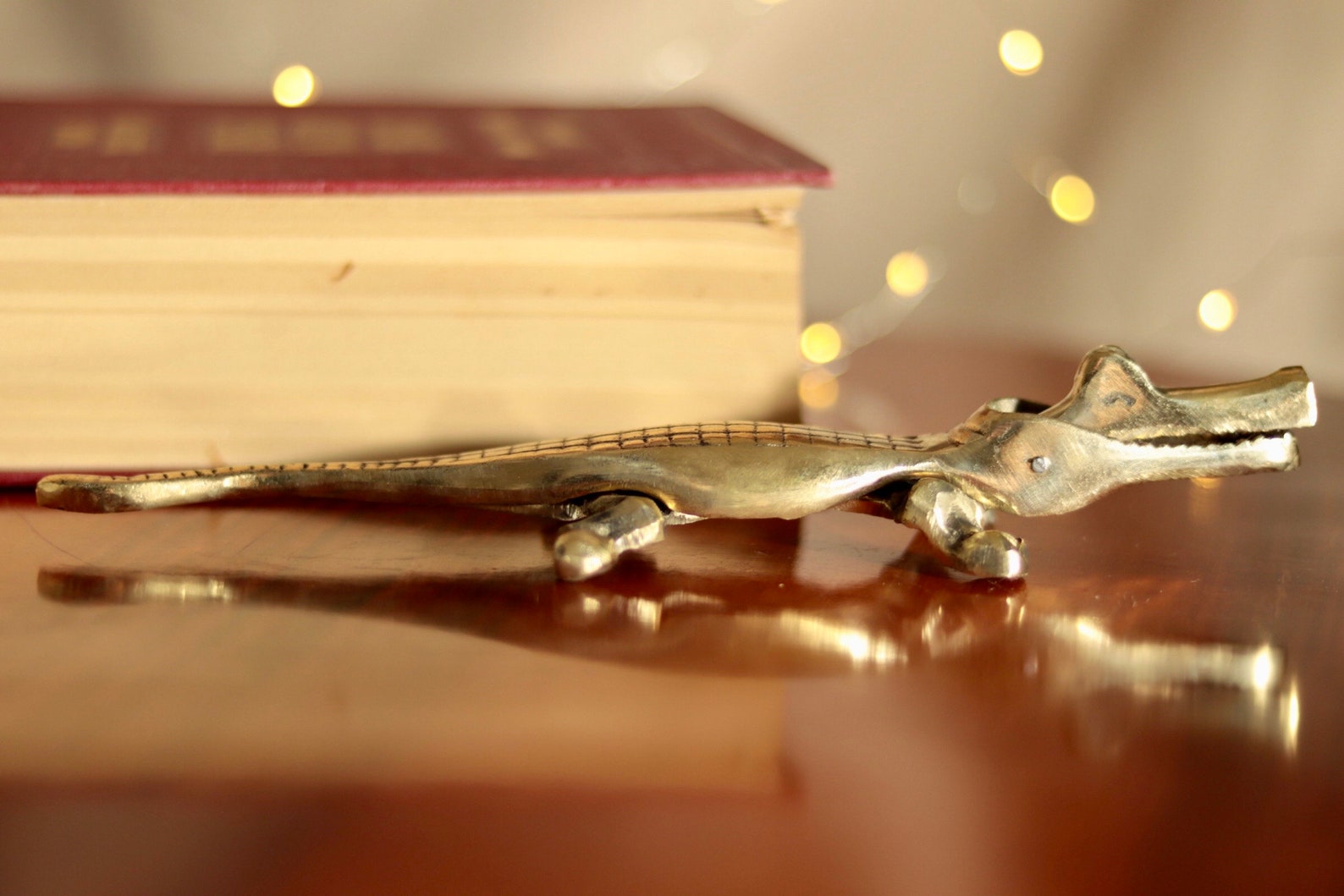 Vintage Crocodile Alligator Nut Craker Brass Home Decor - Etsy