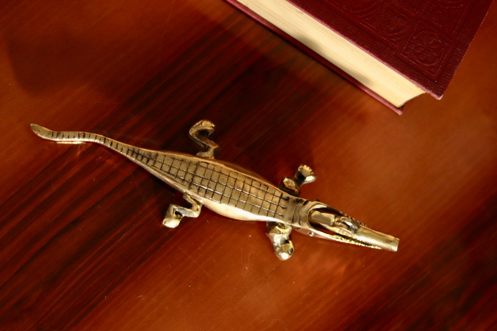 Vintage Crocodile Alligator Nut Craker Brass Home Decor - Etsy