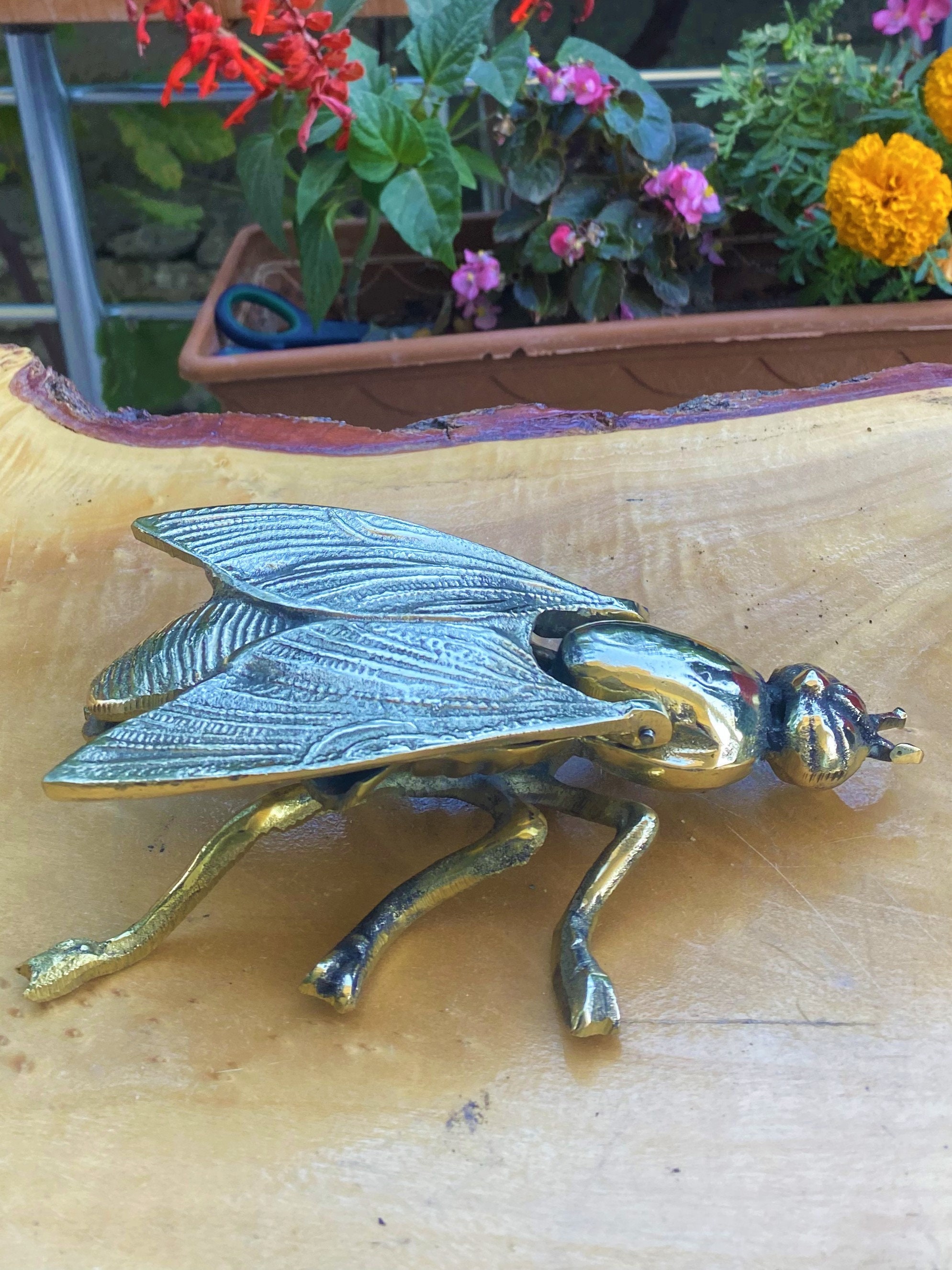 Decorative Fly Ashtray, Brass Ashtray, Christmas Decorative Outdoor ...