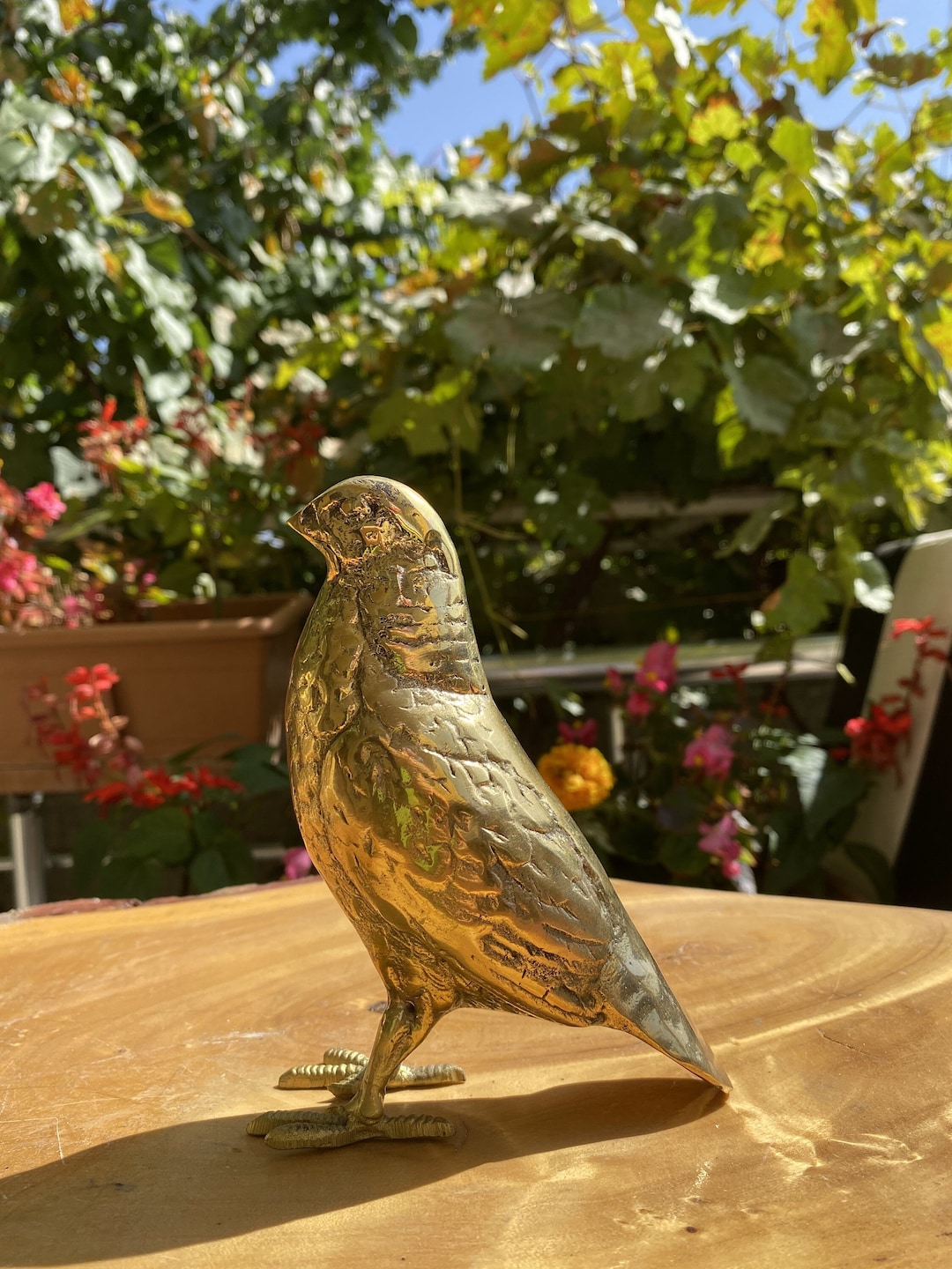 Bird Figurine, Bird Statue, Vintage, Sculpture, Brass Animals Farmhouse ...
