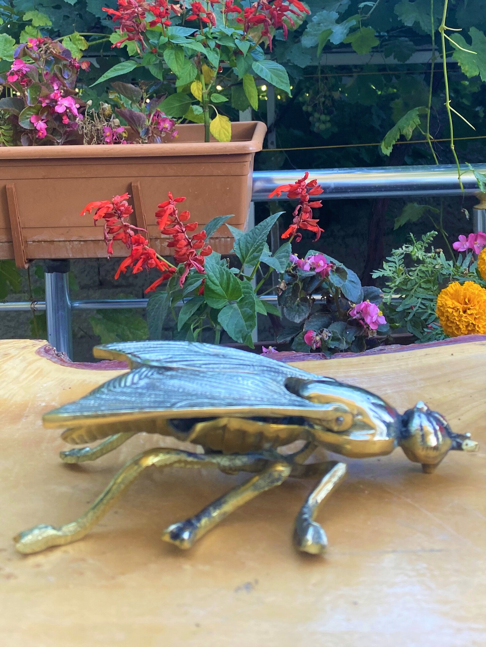 Decorative Fly Ashtray, Brass Ashtray, Christmas Decorative Outdoor ...