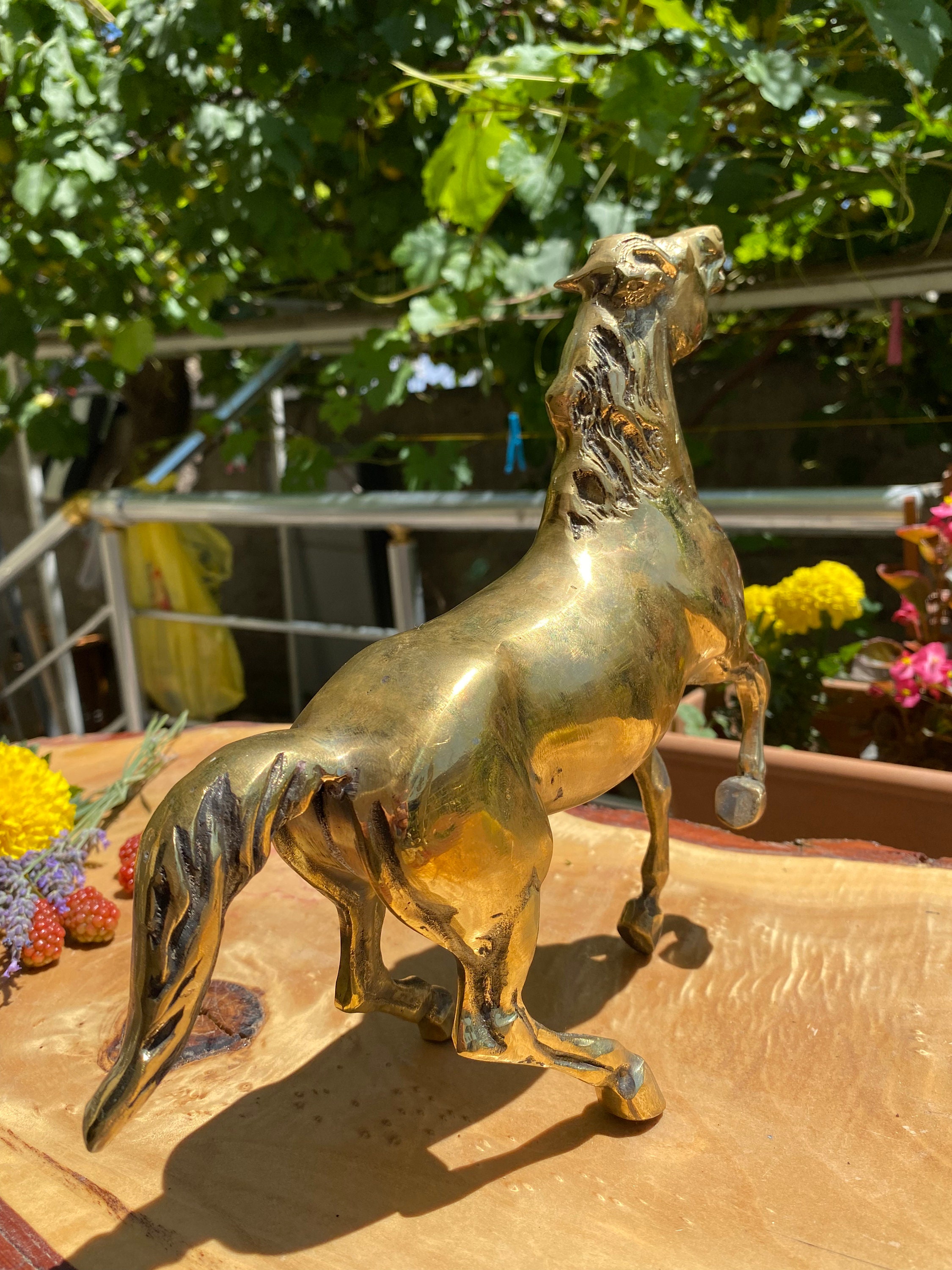 Cheyenne Frontier Day Horse Copper Horse Sculpture Brass - Etsy