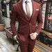 Men Suits Light Brown 3 Piece Slim Fit Elegant Suits Formal - Etsy