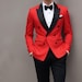 Modern Red 2 Piece Double Breasted Suits for Men - Stylish, Tailored ...