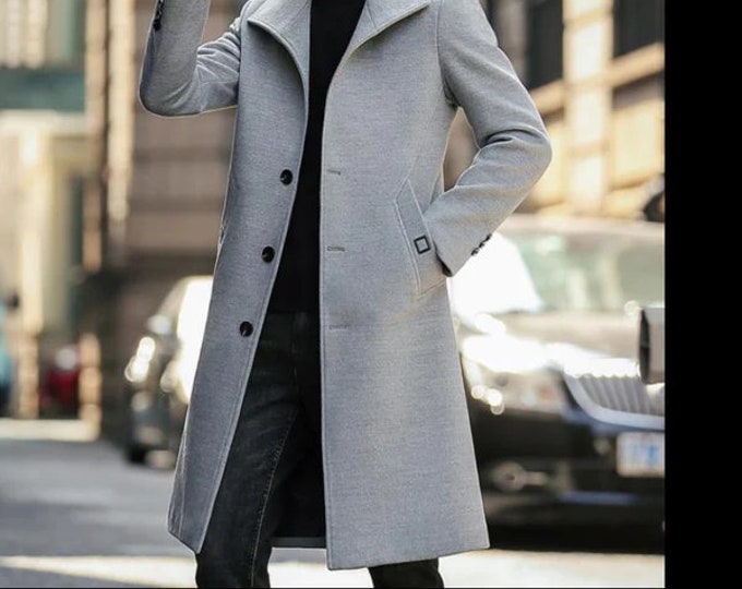 Grey Trench, Dark Grey Trench Women, Long Women Trench Coat, Trench ...