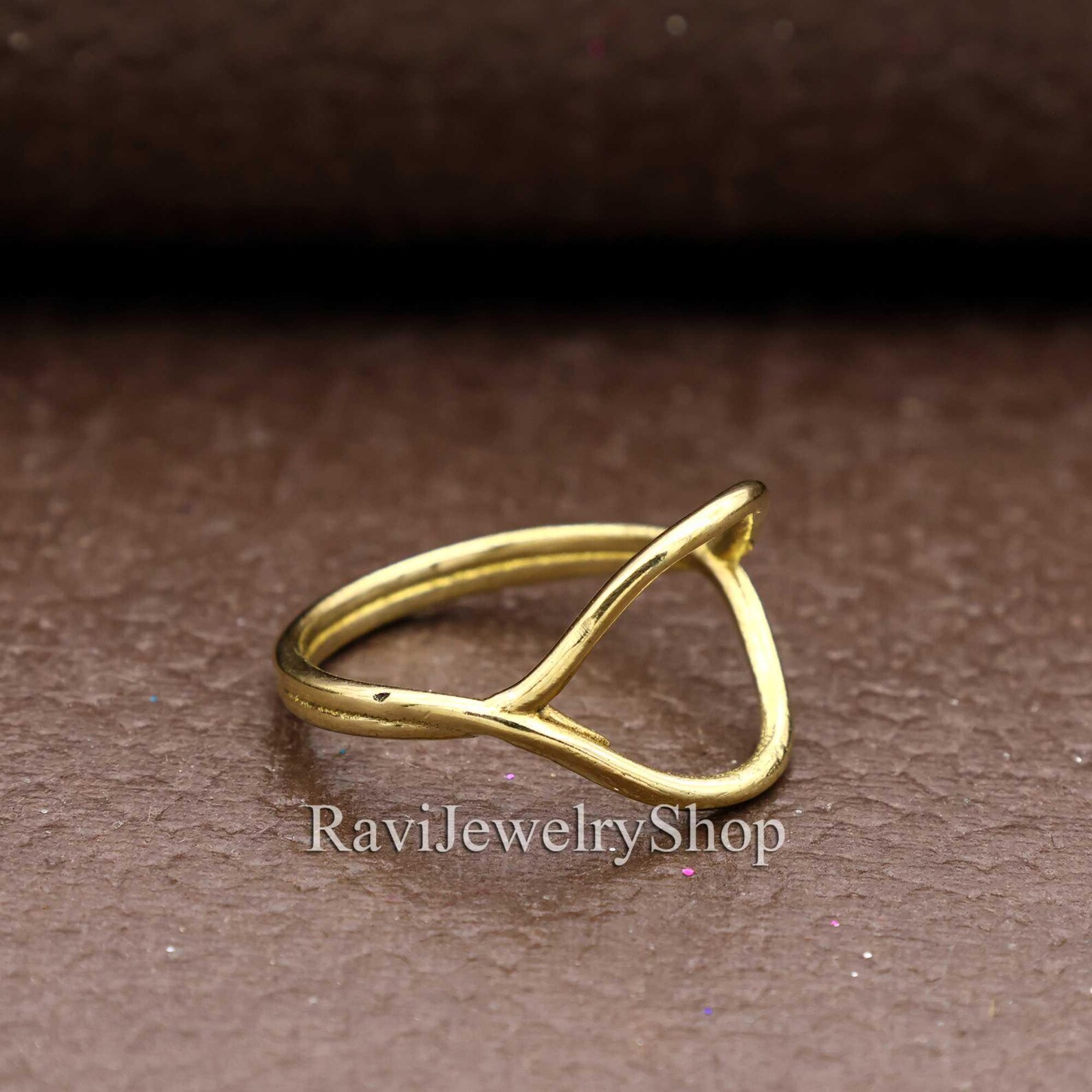 Dainty Ring, Open Ring, Minimalist Ring, Unique Open Mouth Ring ...
