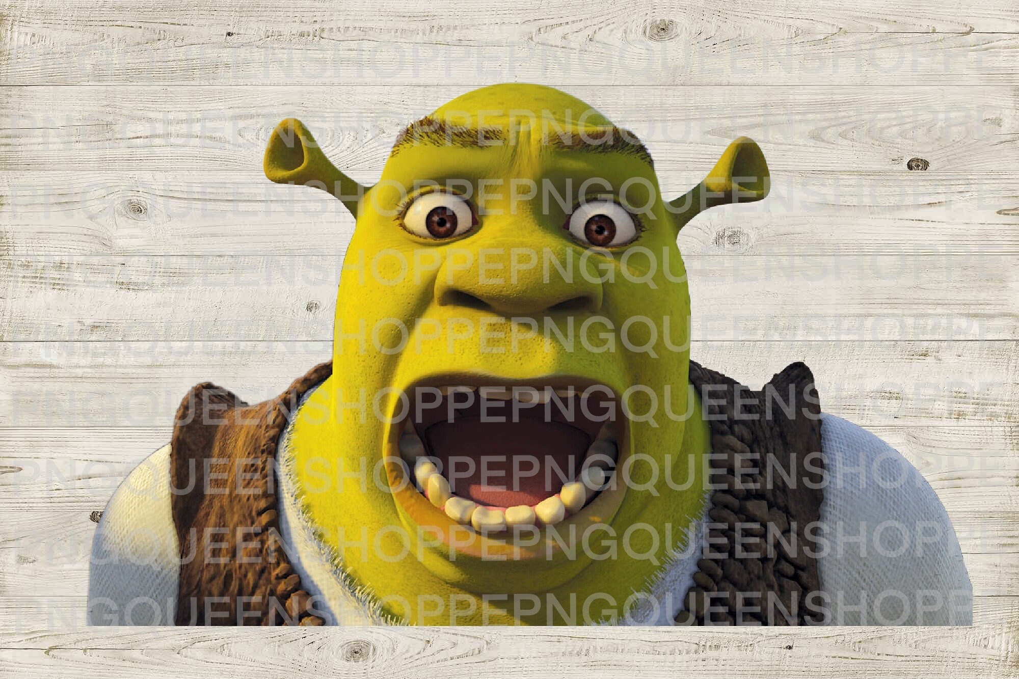 Shrek Screaming PNG DIGITAL DOWNLOAD | Etsy Hong Kong