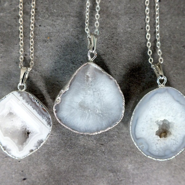 Geode Necklace - Etsy