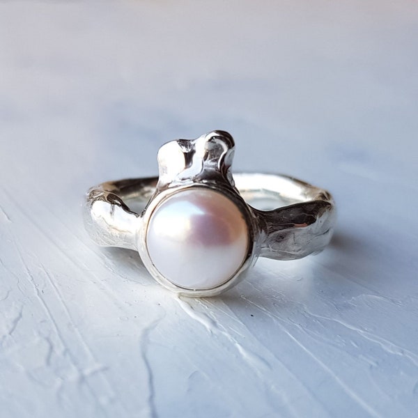 Unusual Silver Ring - Etsy