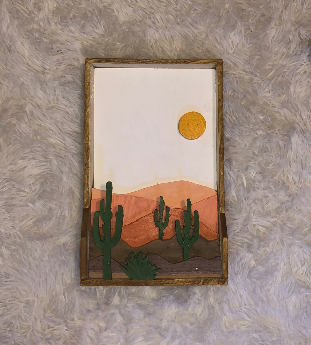 Desert Sun Wood Art - Etsy
