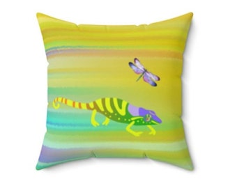 Lizard Pillow - Etsy