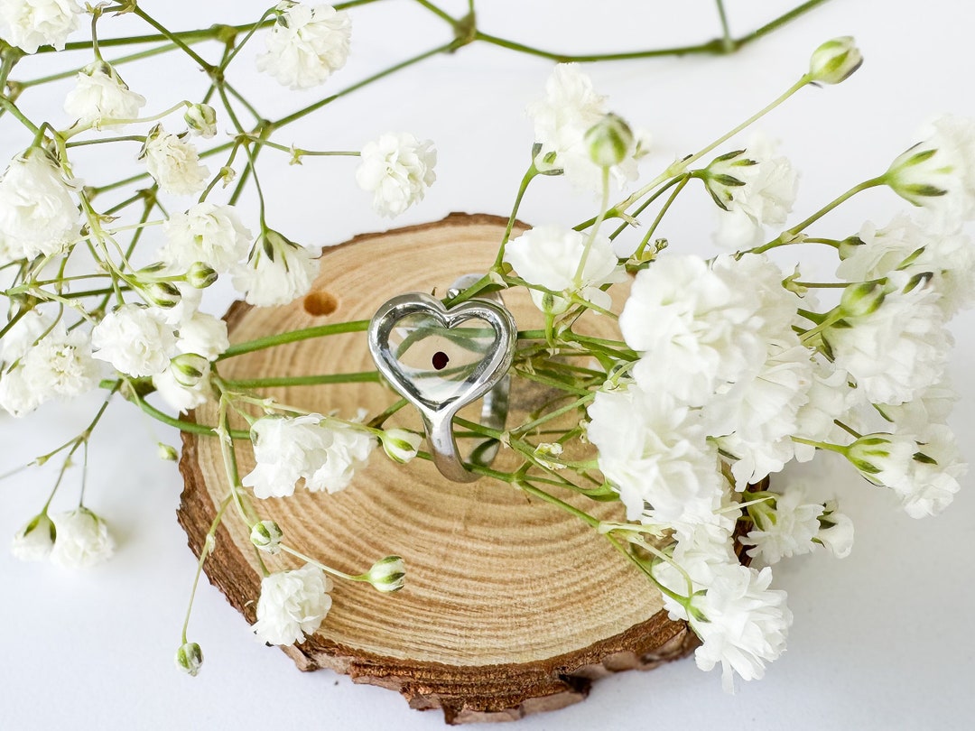 Baby's Breath Seed Ring. Adjustable Miscarriage Ring. Pregnancy Child ...