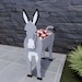 Donkey Planter, Scroll Saw Pattern, DIY, Garden Ornament, Farm Animal ...