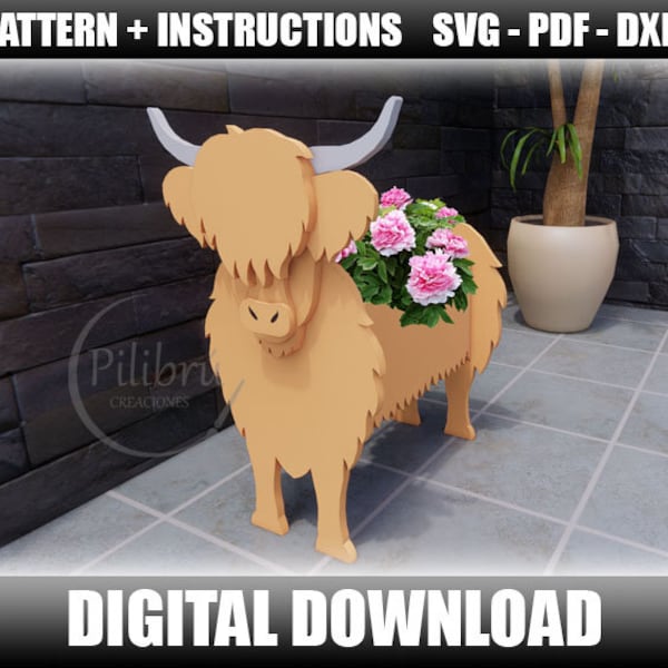 Cow Planter - Etsy