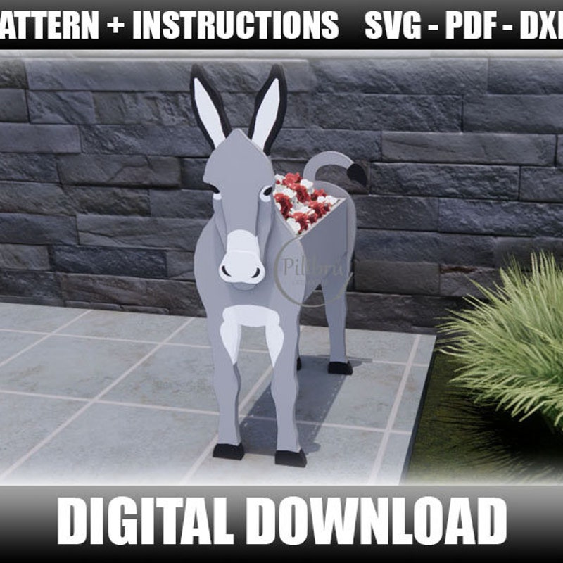 Donkey Scroll - Etsy