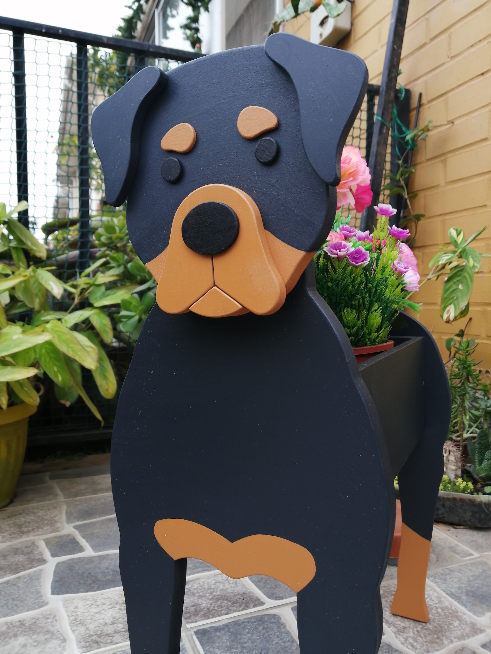 Rottweiler Planter Cutting Pattern Planter Box Animal - Etsy Australia