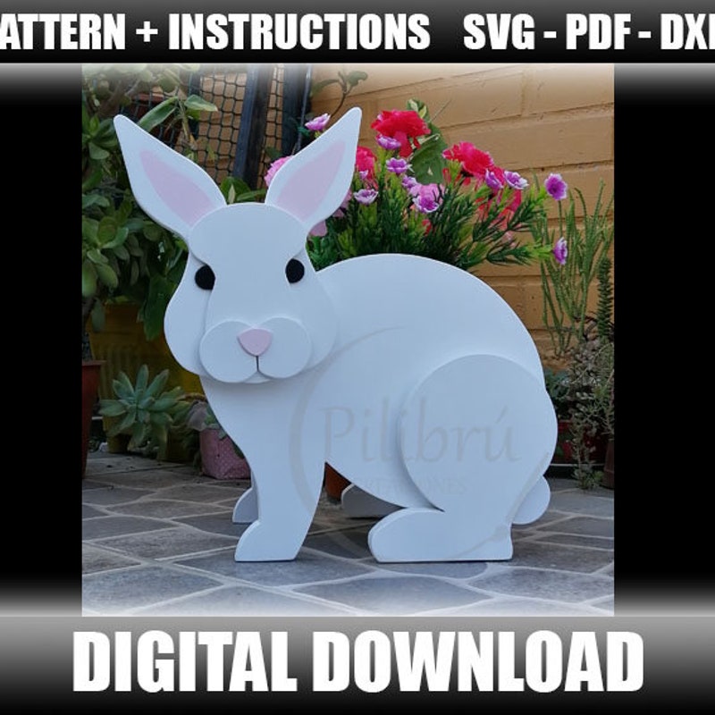 Wooden Rabbits - Etsy