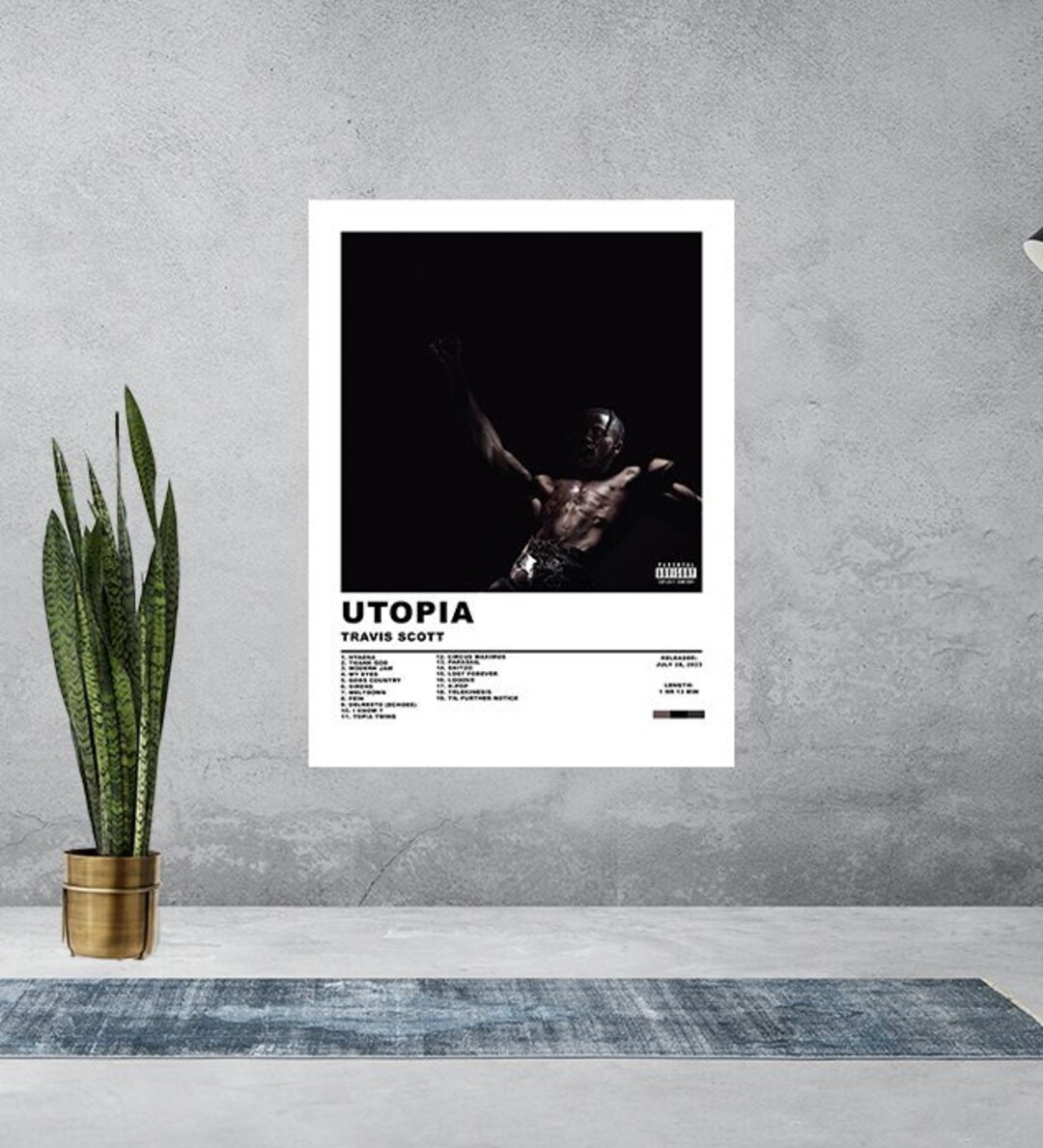 Travis Scott Utopia Poster *DIGITAL DOWNLOAD* - Etsy