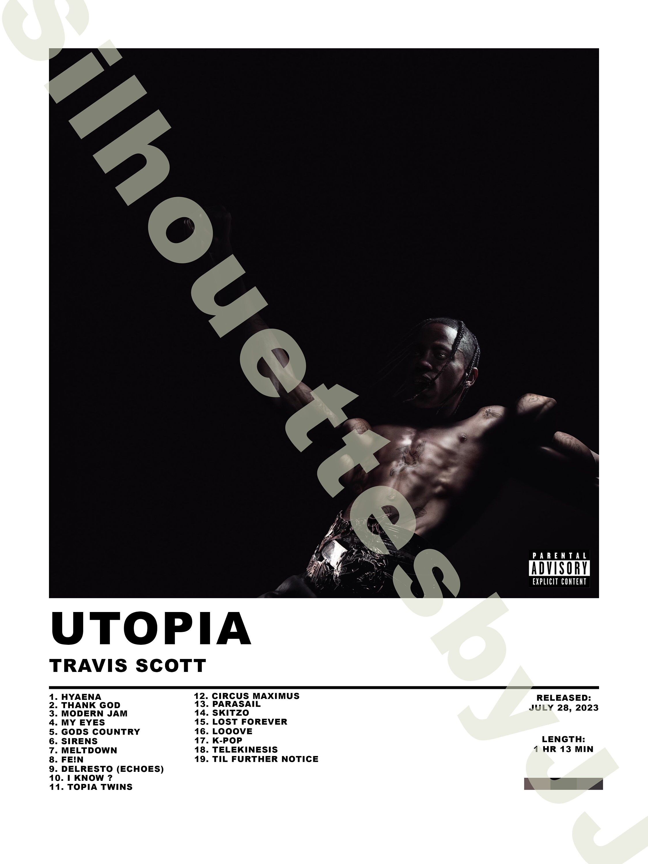 Travis Scott Utopia Poster *DIGITAL DOWNLOAD* - Etsy