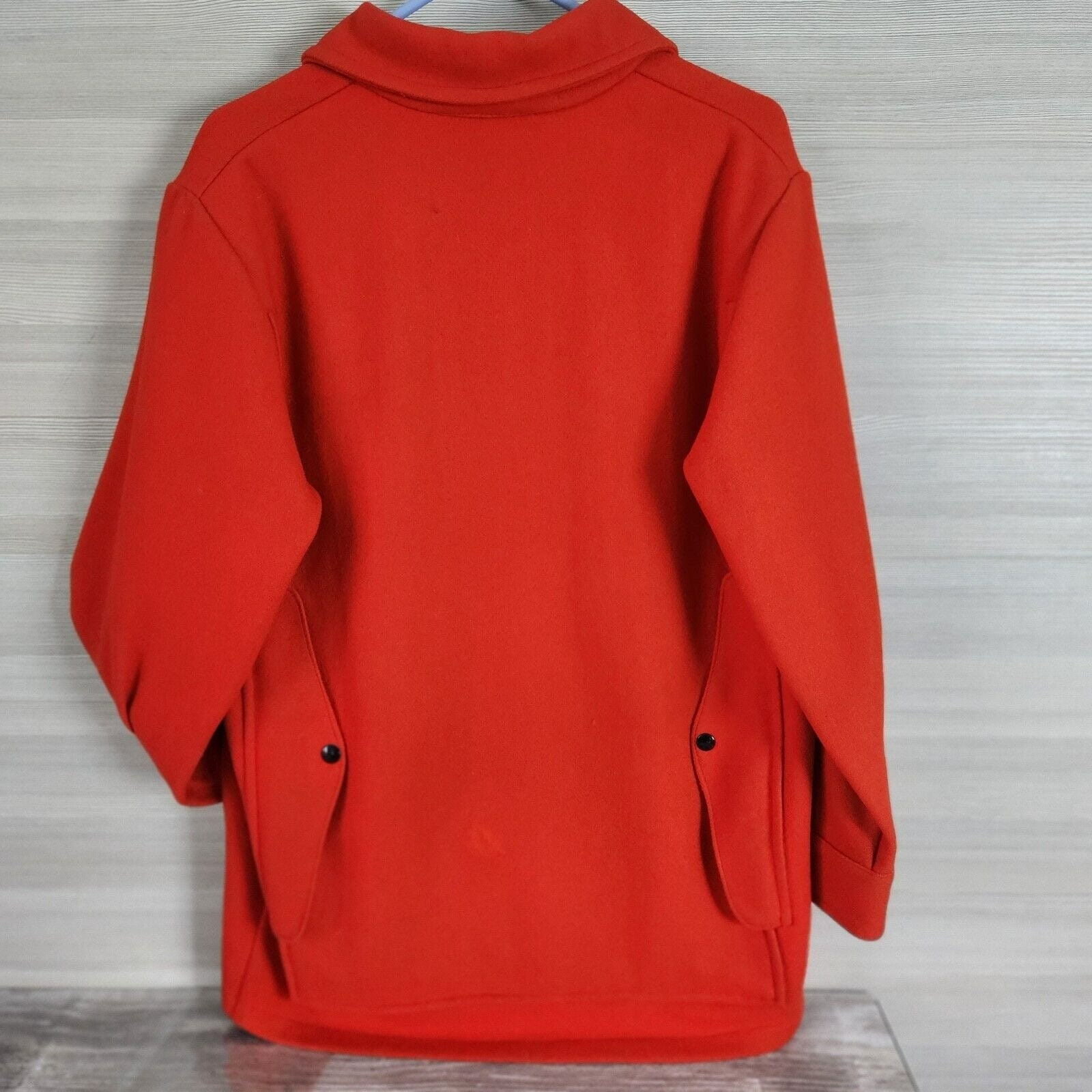 Hudson's Bay Jacket Vintage 60s Red Wool Hunt Chore Blanket Utility ...