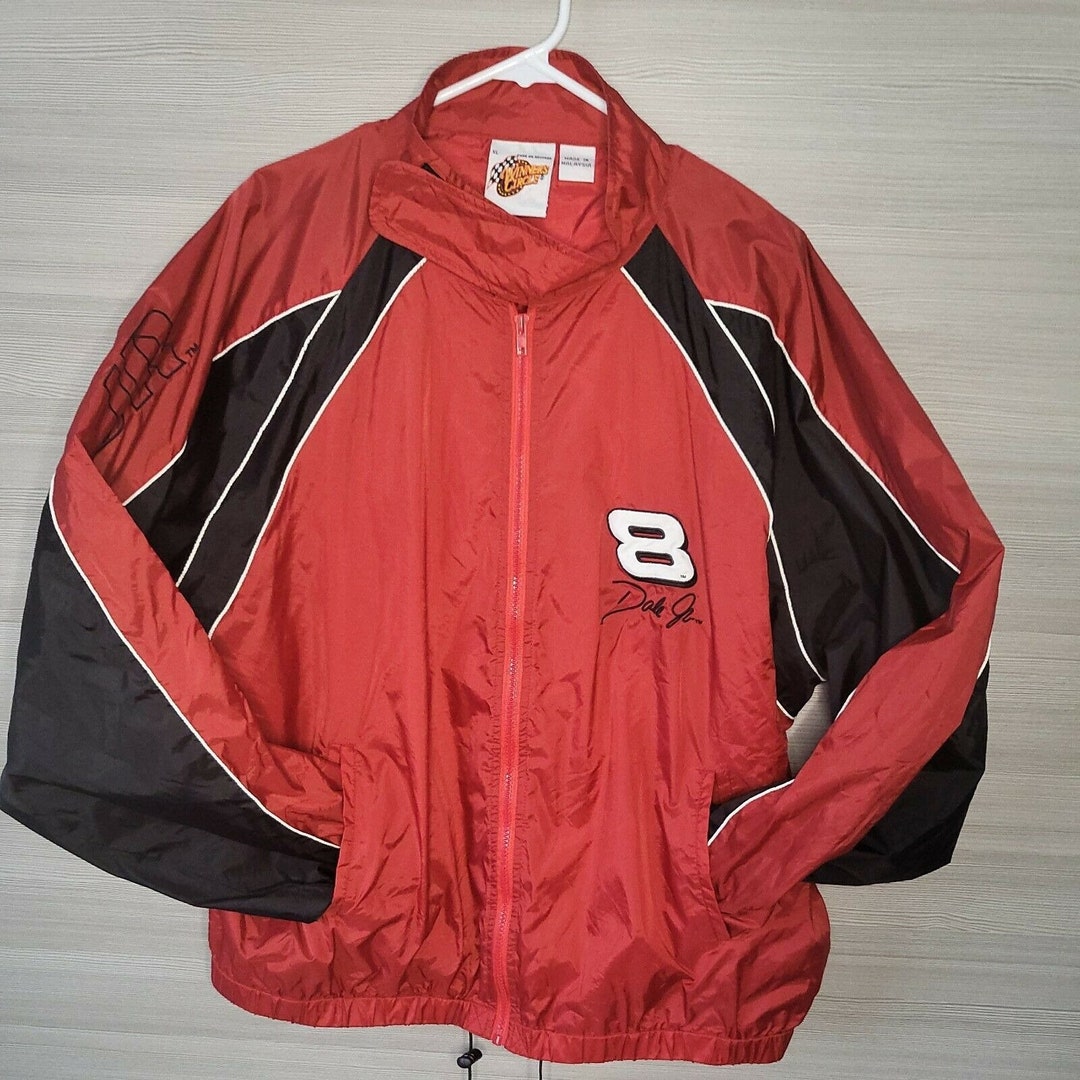 Nascar Winners Circle Dale Earnhardt Jr 8 Full Zip Light Windbreaker ...