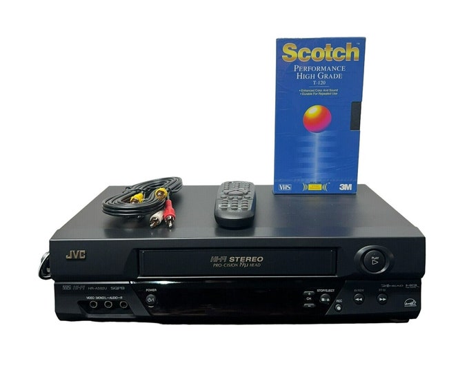 JVC HR-A592U S-vhs Vcr Hi-fi Stereo 4 Head High Quality Energy Star ...