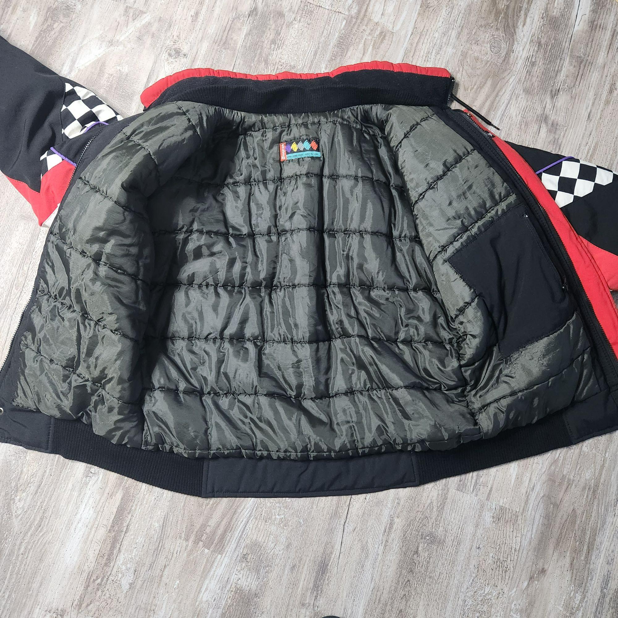 Snap-on Tools Bomber Jacket Black Checker Choko Racing Mechanic Men's ...