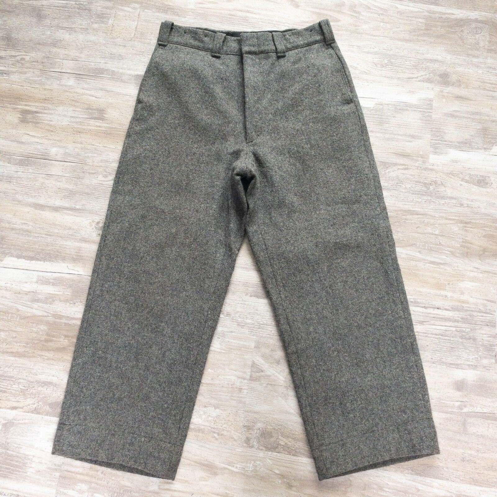 Woolrich Vintage 60s 70s USA Mens Gray Malone Heavy Wool Hunting Field ...