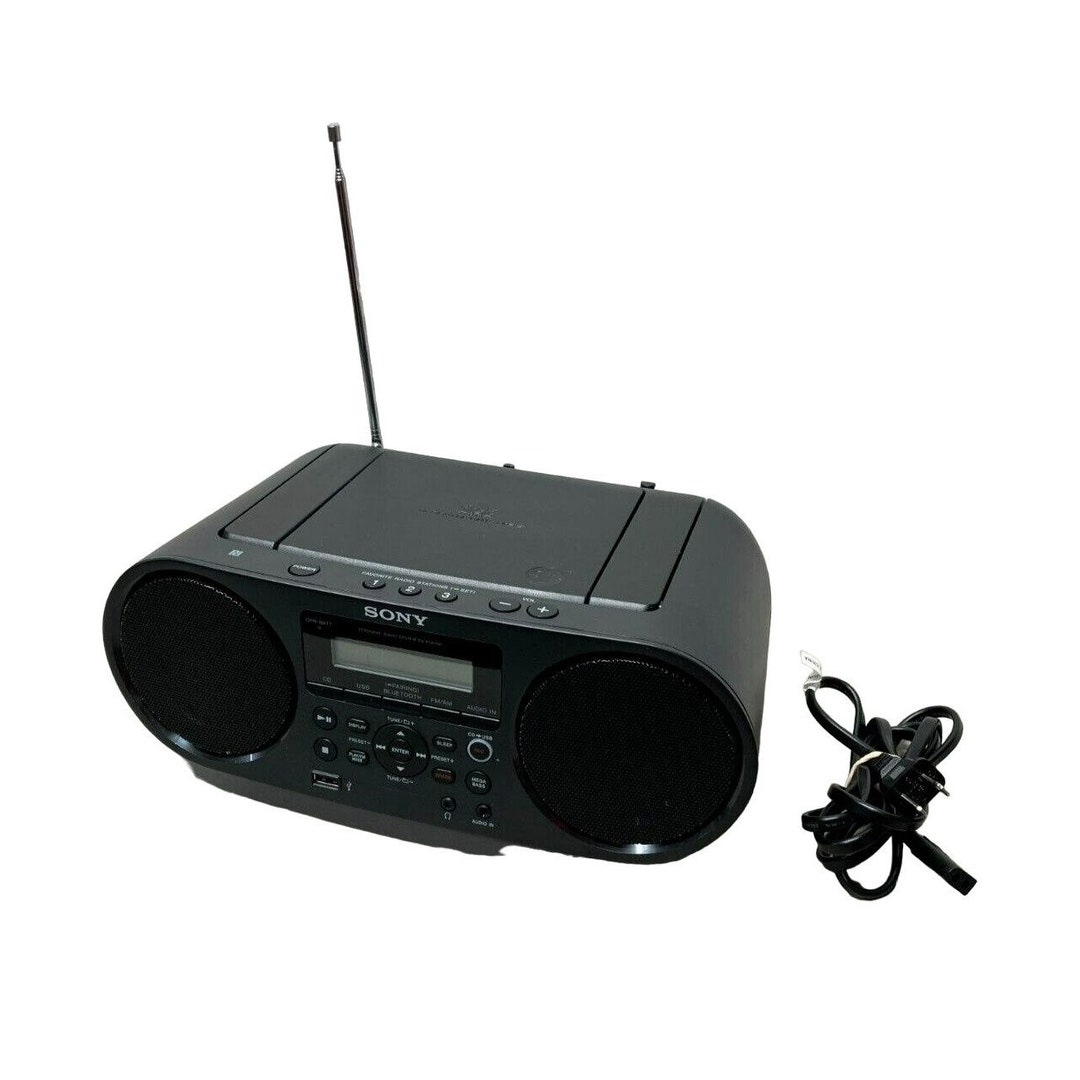 Sony Zs Rs60bt Cd Mp3 Boombox Bluetooth Am Fm Radio Usb Etsy
