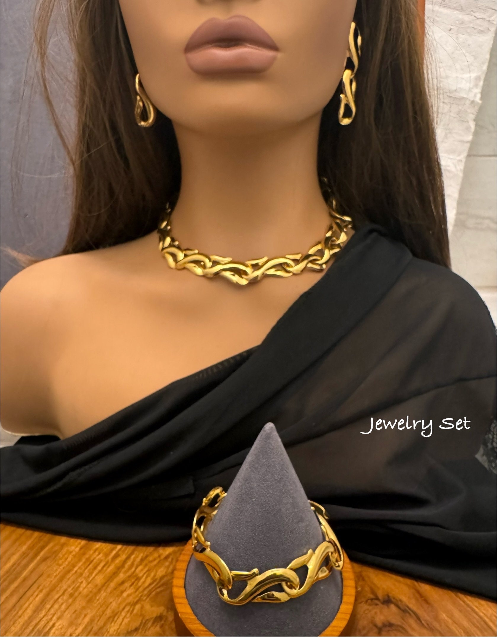 African Style Jewelry Set, Statment Jeweley Set, Wedding Jewelry Set - Etsy