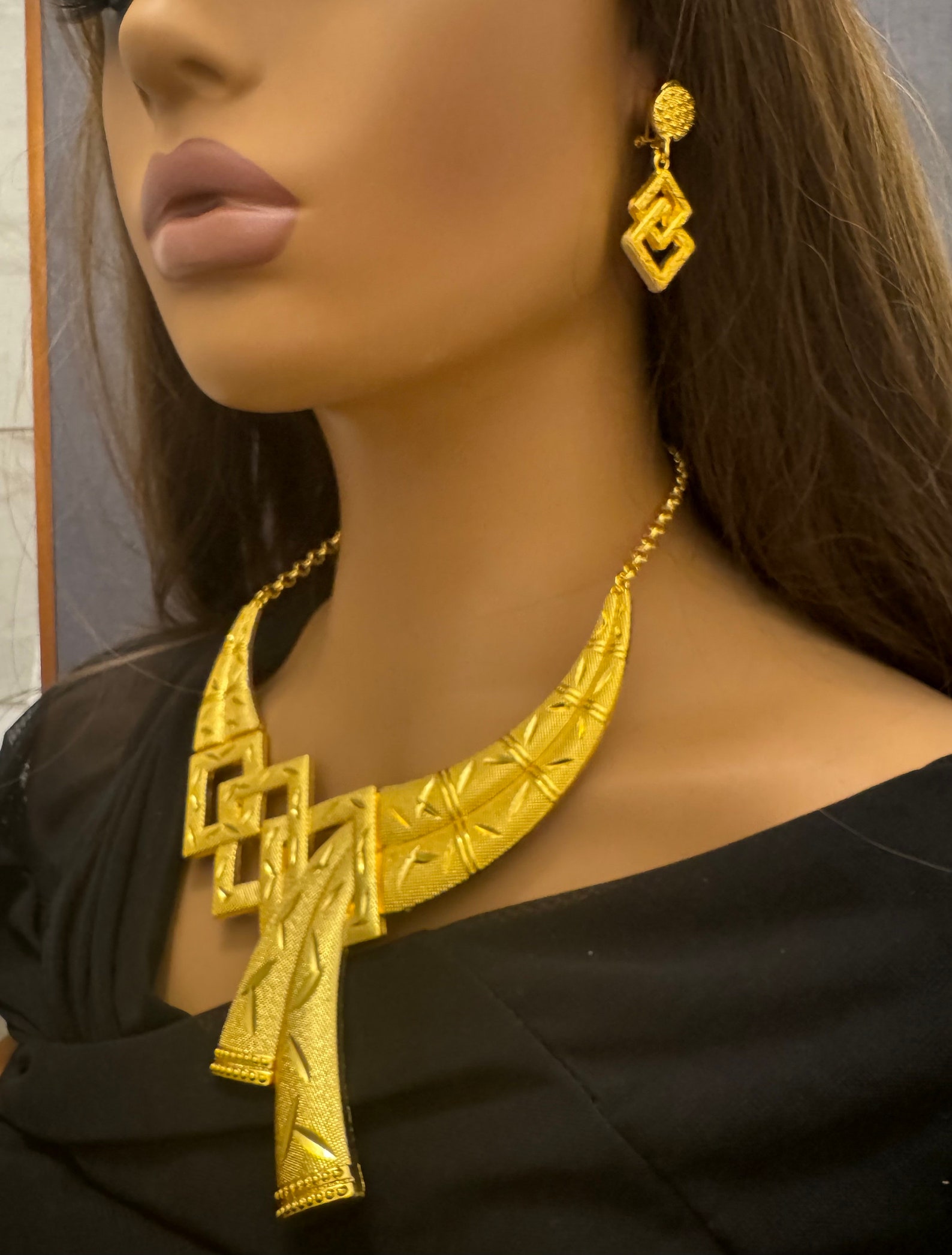 Statement Jewelry Set, African Style Jewelry Set, Wedding Jewelry Set ...