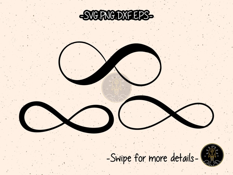 Infinity Infinite SVG Bundle Cut File Cricut Clipart - Etsy