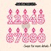 Birthday Party Candle Number SVG Cut File Cricut Clipart - Etsy