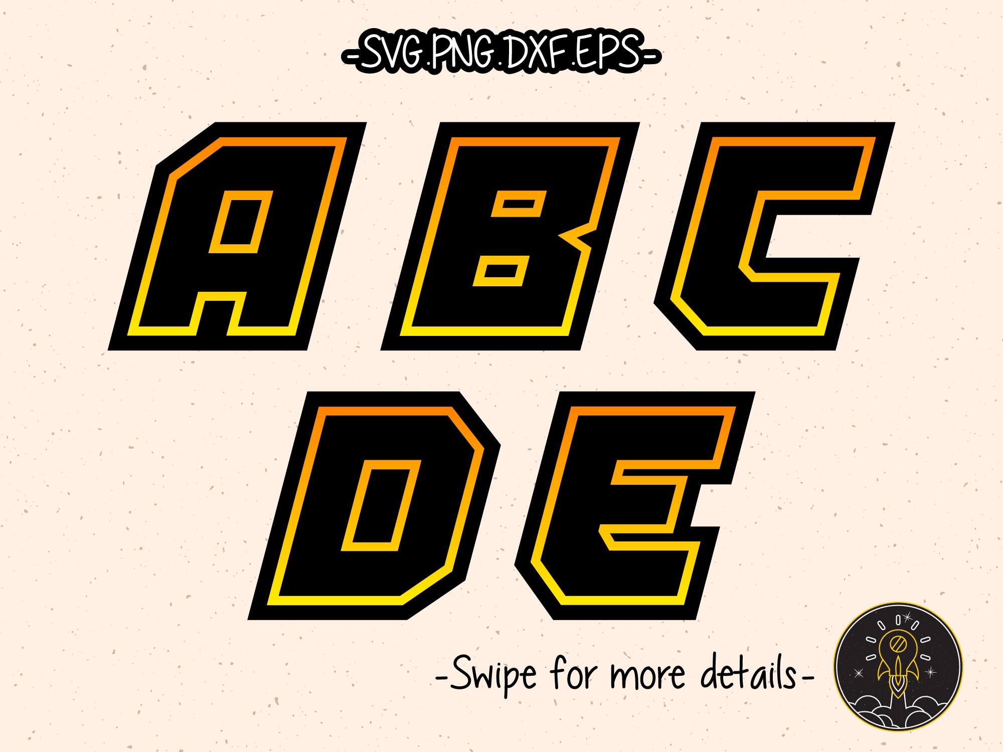 Motocross Supercross Racing Nascar Numbers Letters Font | Etsy