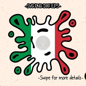 Italy Flag Heart Sunflower SVG Cut File Cricut Clipart - Etsy