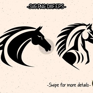 Mustang Horse Head SVG Team Mascot Cut File Cricut Clipart Silhouette ...