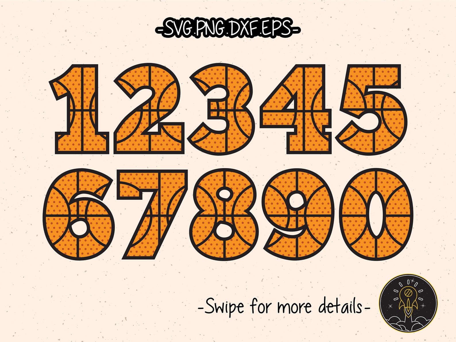 Basketball Team Number Letter Font Alphabet SVG Cut File - Etsy