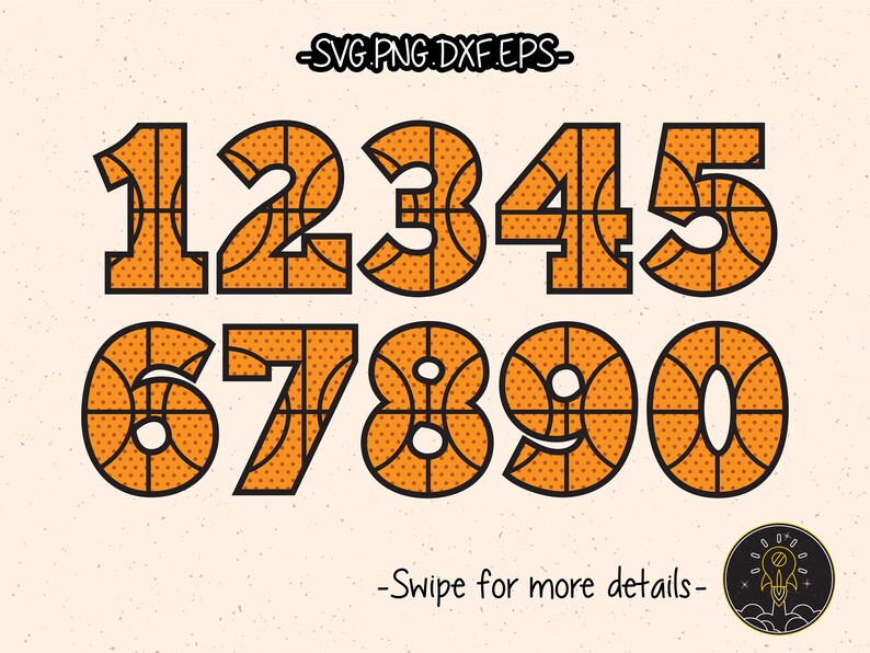 Basketball Team Number Letter Font Alphabet SVG Cut File - Etsy