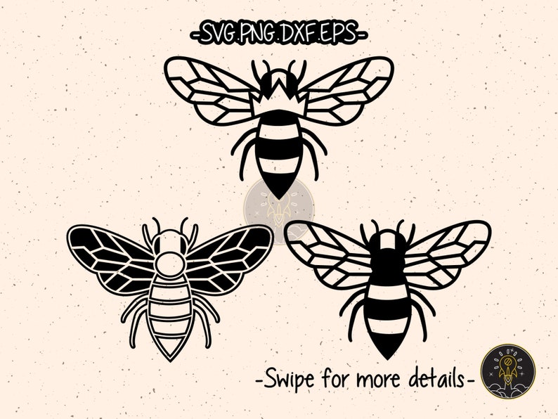 Queen Bee SVG Cut File Cricut Clipart - Etsy