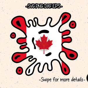 Canada Flag Heart Sunflower SVG Cut File Cricut Clipart - Etsy