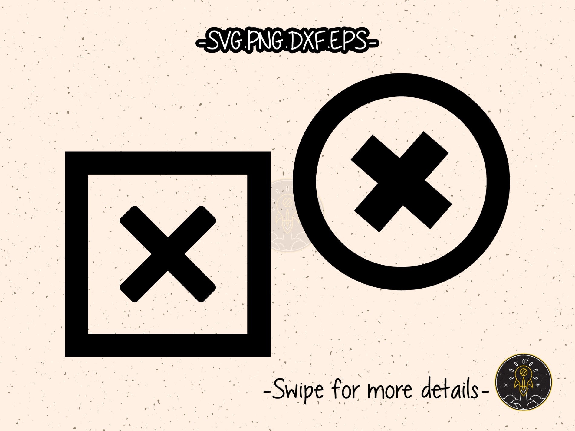 Check Mark & Cross SVG, Cricut Clipart (digital Download) - Etsy