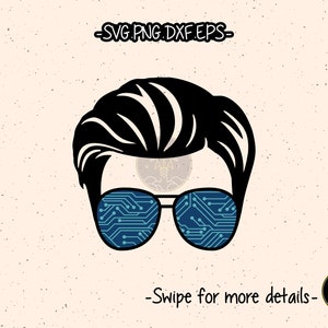 Tech Family Life SVG Dad Mom Boy Girl Circuit Board Cricut Cut File ...