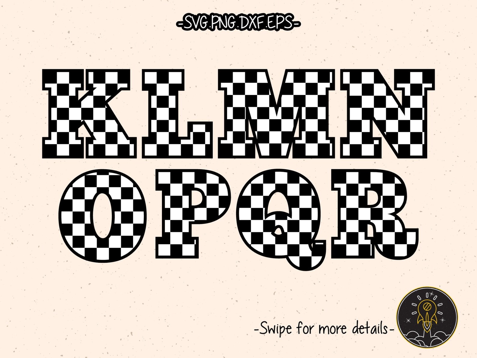 Racing Checkered Number Font Alphabet Svg Silhouette Cameo | Etsy
