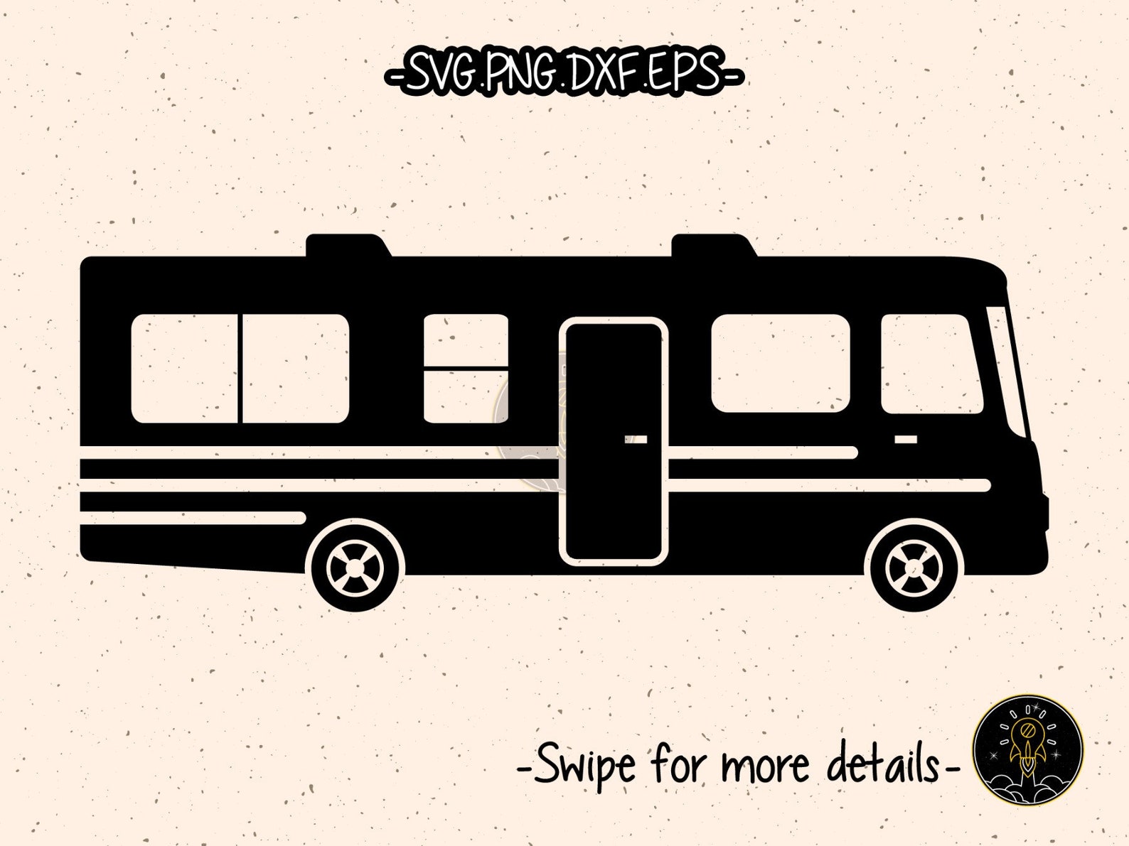 Motorhome RV Class A Class C SVG Cut File Vector Cricut - Etsy