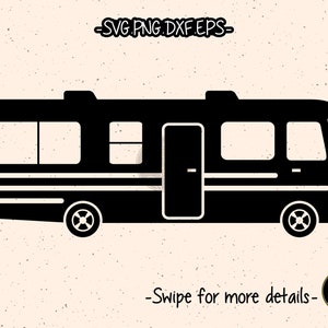 Motorhome RV Class A Class C SVG Cut File Cricut Clipart - Etsy