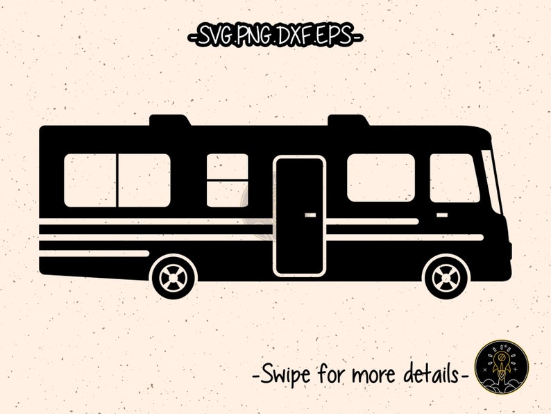 Motorhome RV Class A Class C SVG Cut File Vector Cricut - Etsy