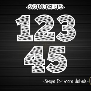 Chalkboard Chalk Number Letter Font Alphabet SVG Cricut Cut File ...