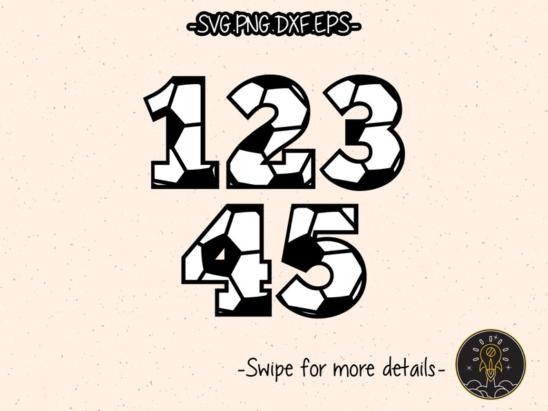 Soccer Football Number Letter Font Alphabet SVG Cricut Cut - Etsy